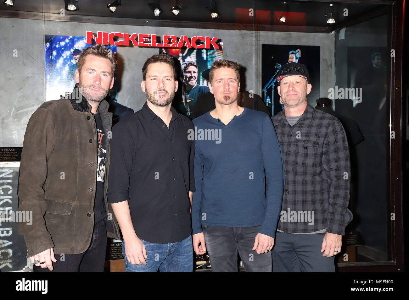 Multi-Platinum Selling Rock Band Nickelback Exclusive Memorabilia Case ...