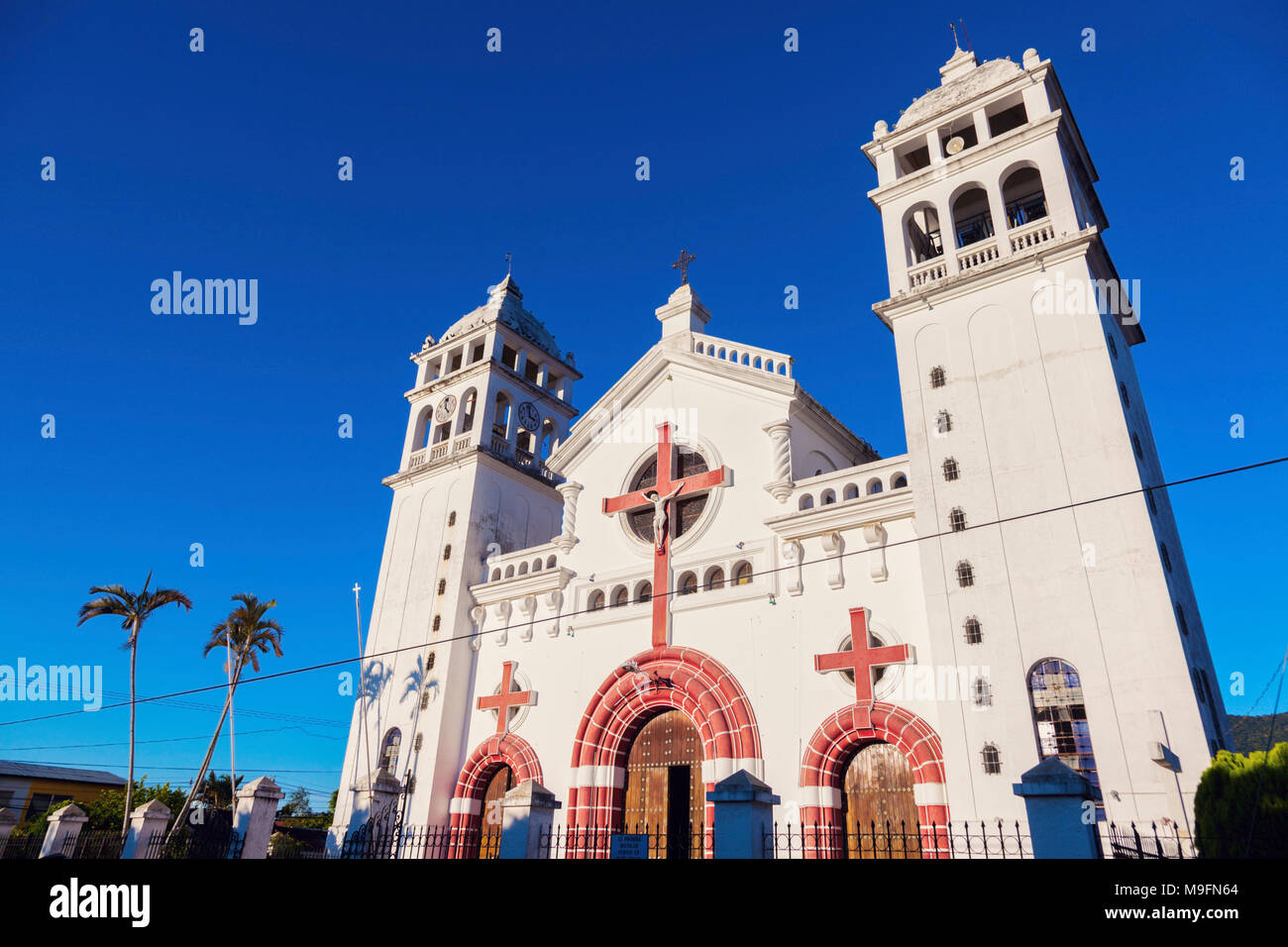 Black Christ of Juayua Church. Juayua, Sonsonate, El Salvador Stock ...