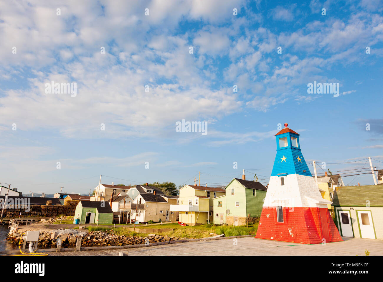 Cheticamp Harbour Range Front Lighthouse. Cheticamp, Nova Scotia ...