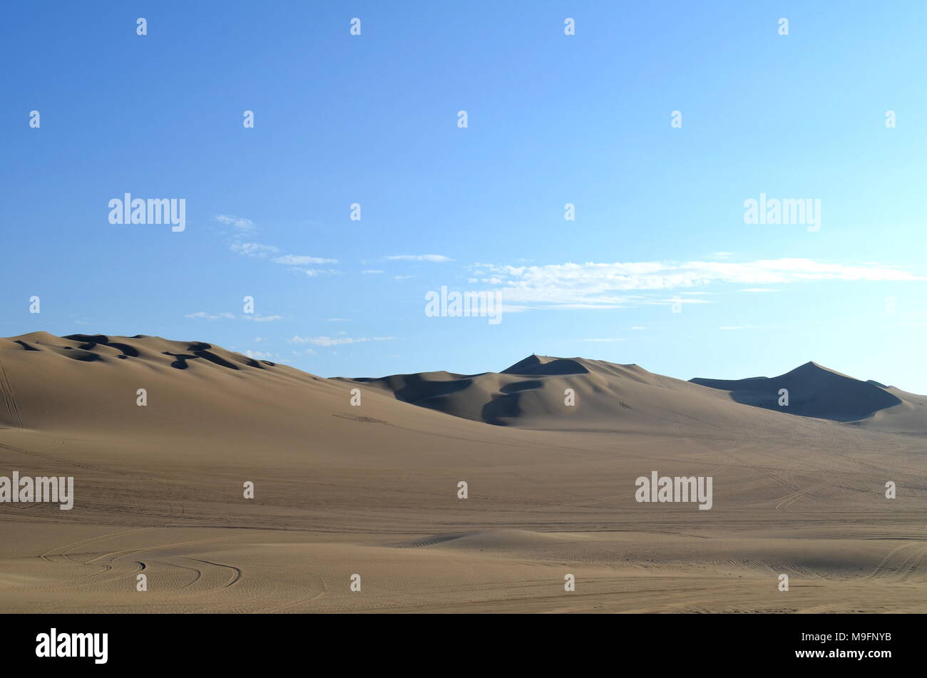 Sand dunes in Huacachina desert, Ica Region, Peru Stock Photo - Alamy