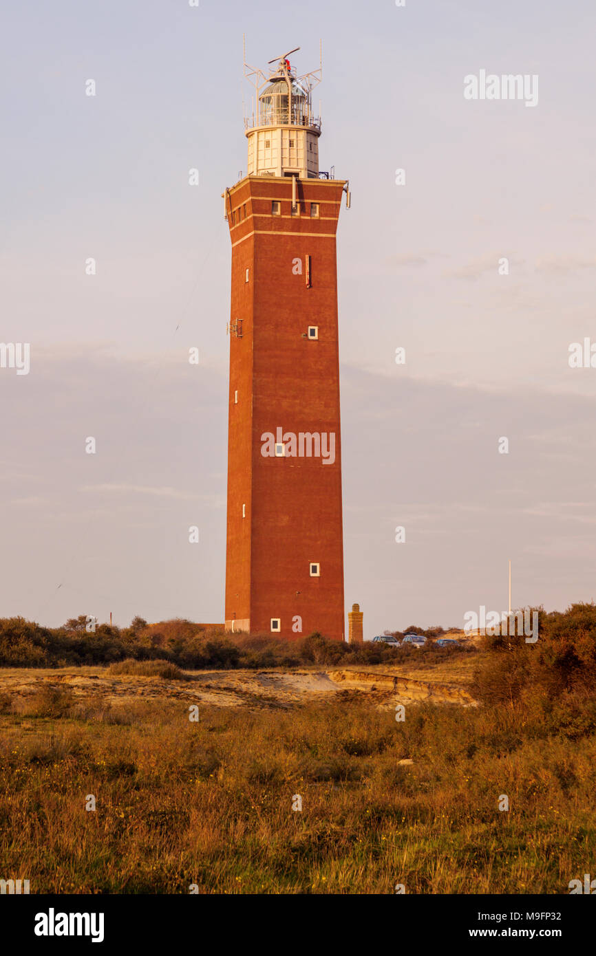 Westhoofd Lighthouse in Netherlands. Ouddorp, Zeeland, Netherlands ...