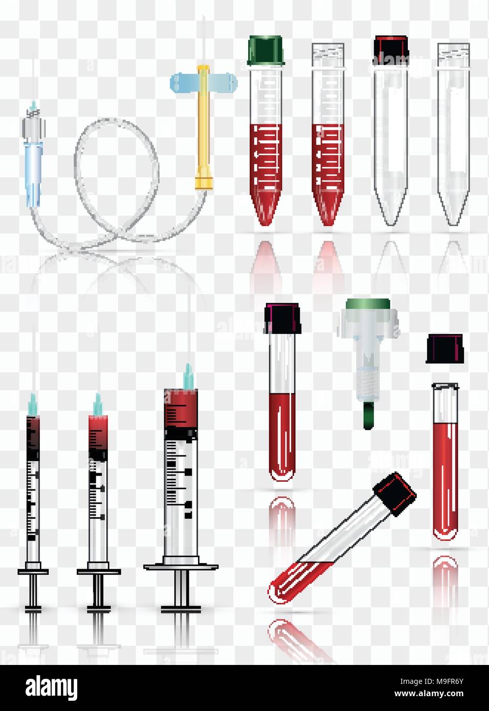 Syringe vaccines blood hi-res stock photography and images - Alamy