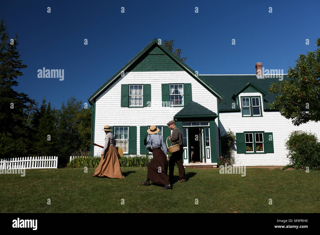 The iconic Green Gables farm house from the Lucy Maud Montgomery novel ...