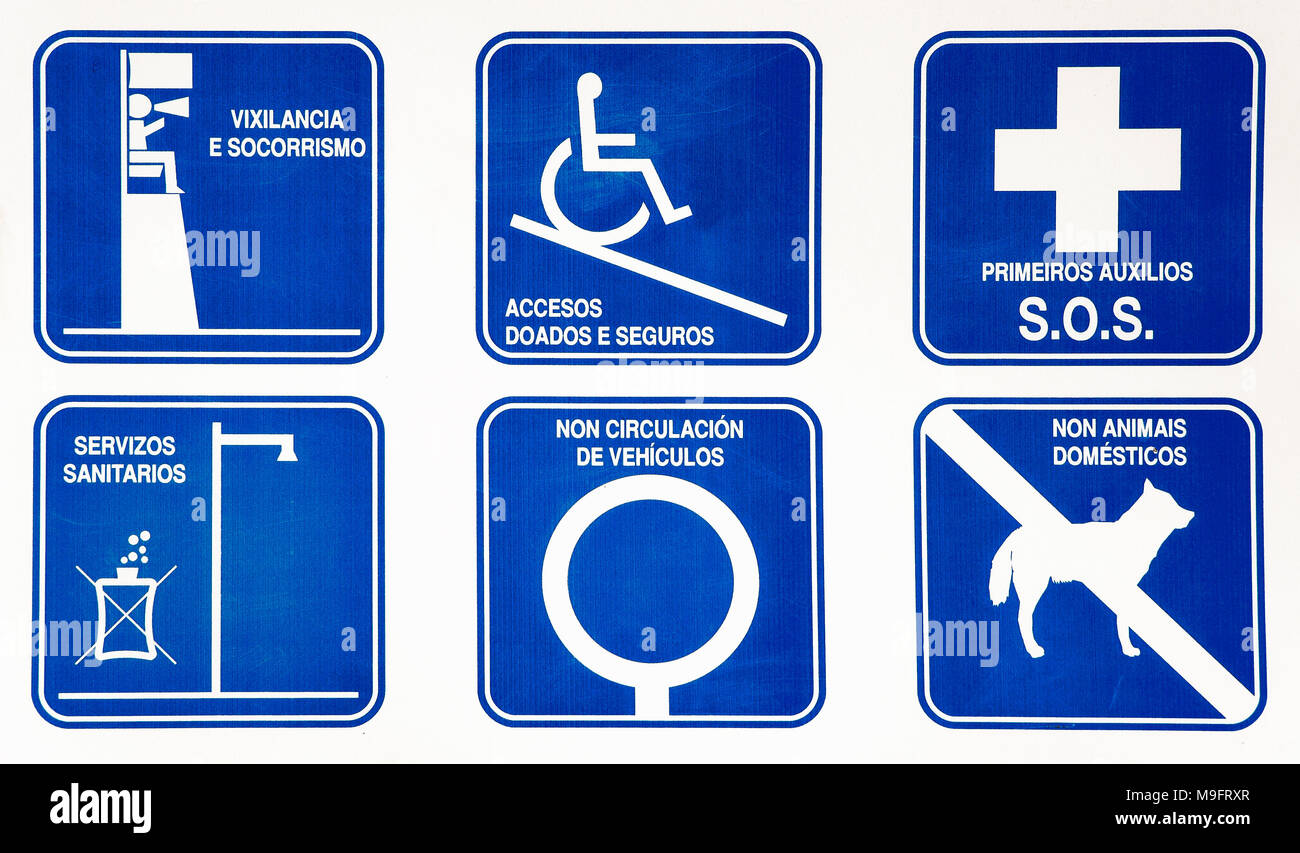 Informative road signs hi-res stock photography and images - Alamy