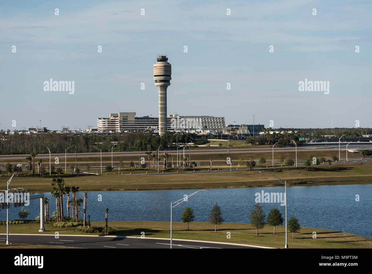 Orlando International Airport Control Tower Stock Photo - Alamy