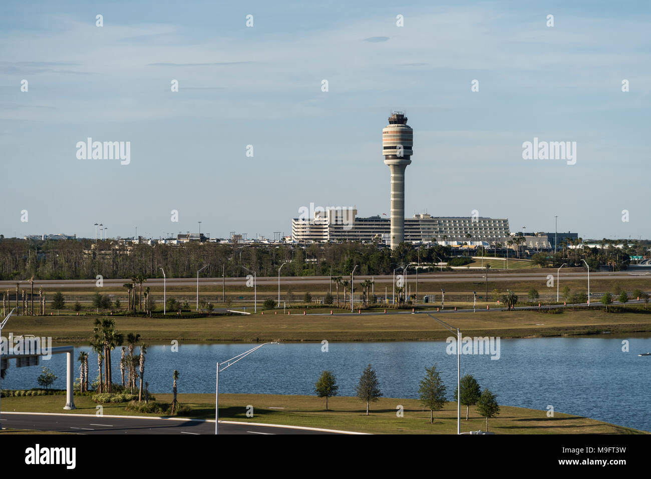 Orlando International Airport Control Tower Stock Photo - Alamy