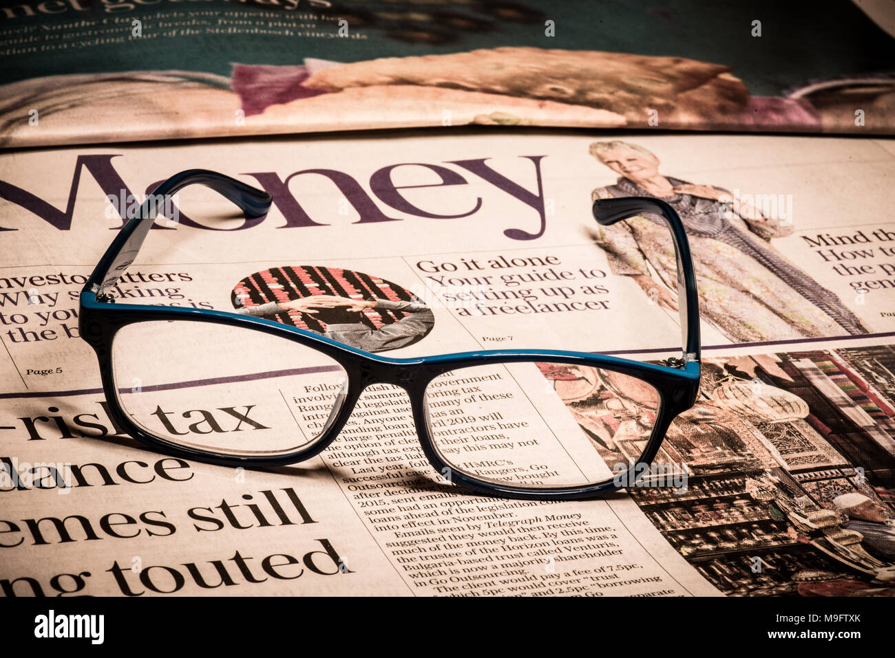 Financial section newspaper hi-res stock photography and images - Alamy