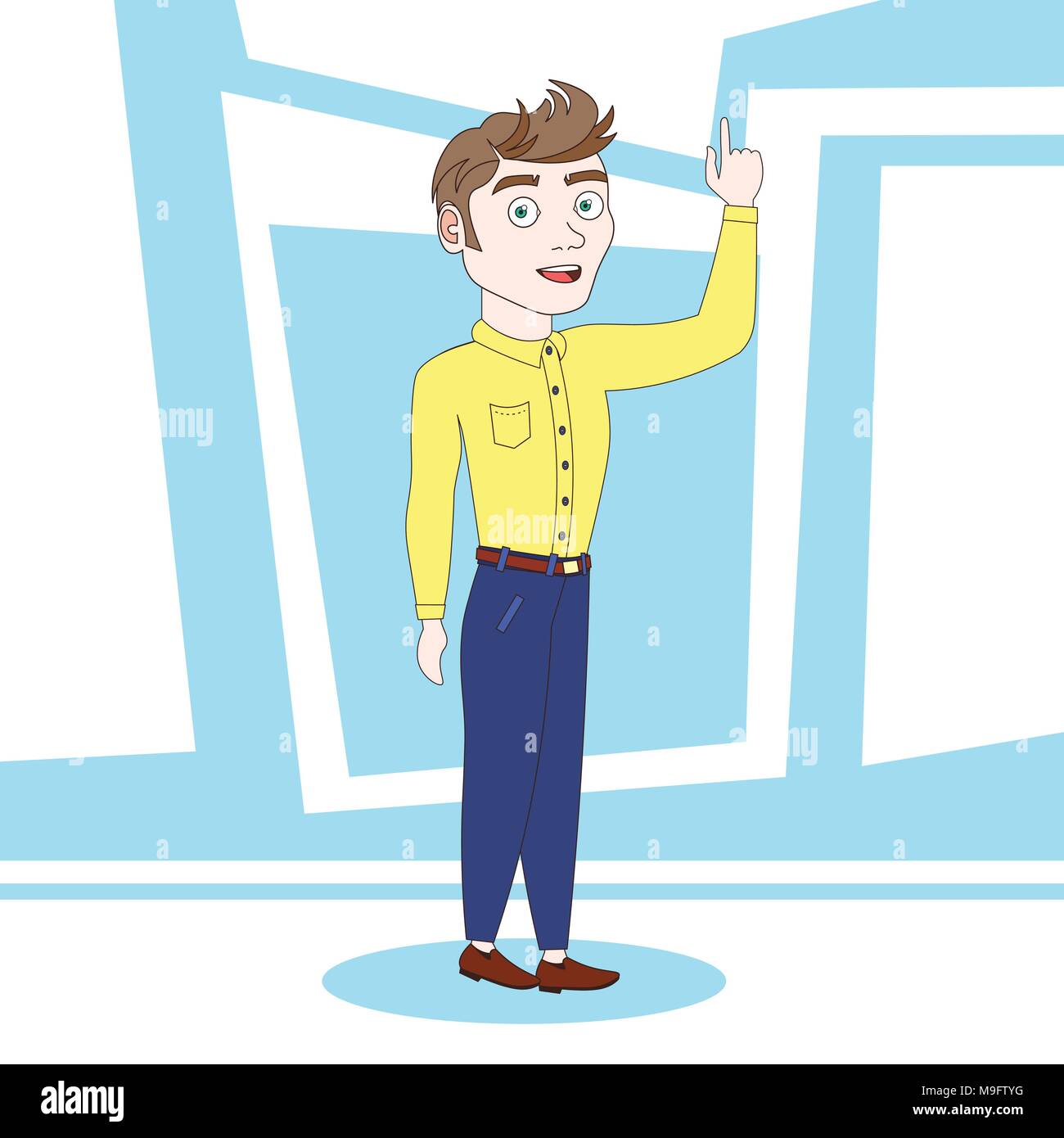 Male fashion show Stock Vector Images - Alamy