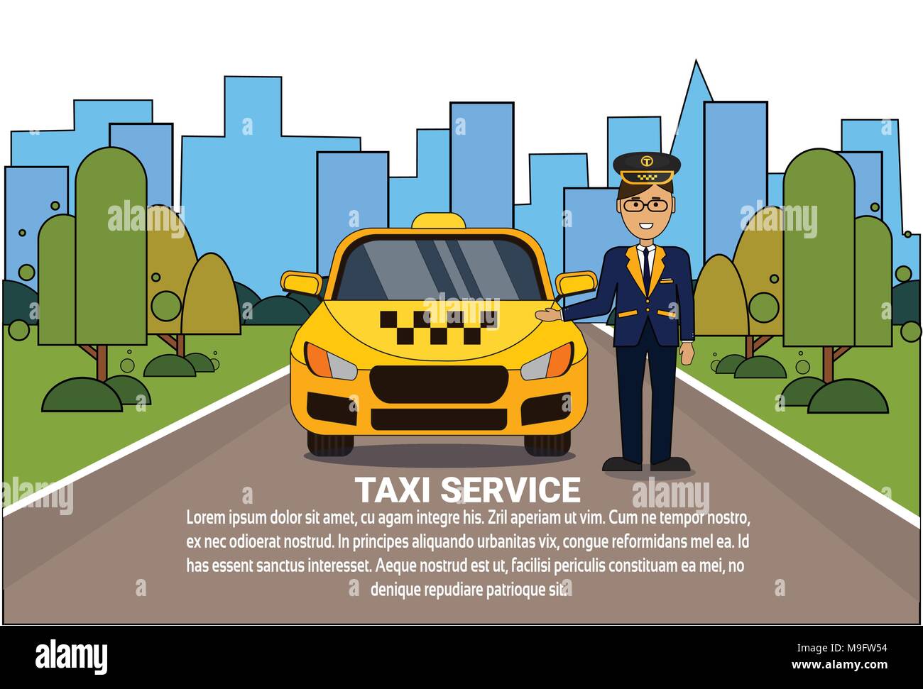 Car stand Stock Vector Images - Alamy