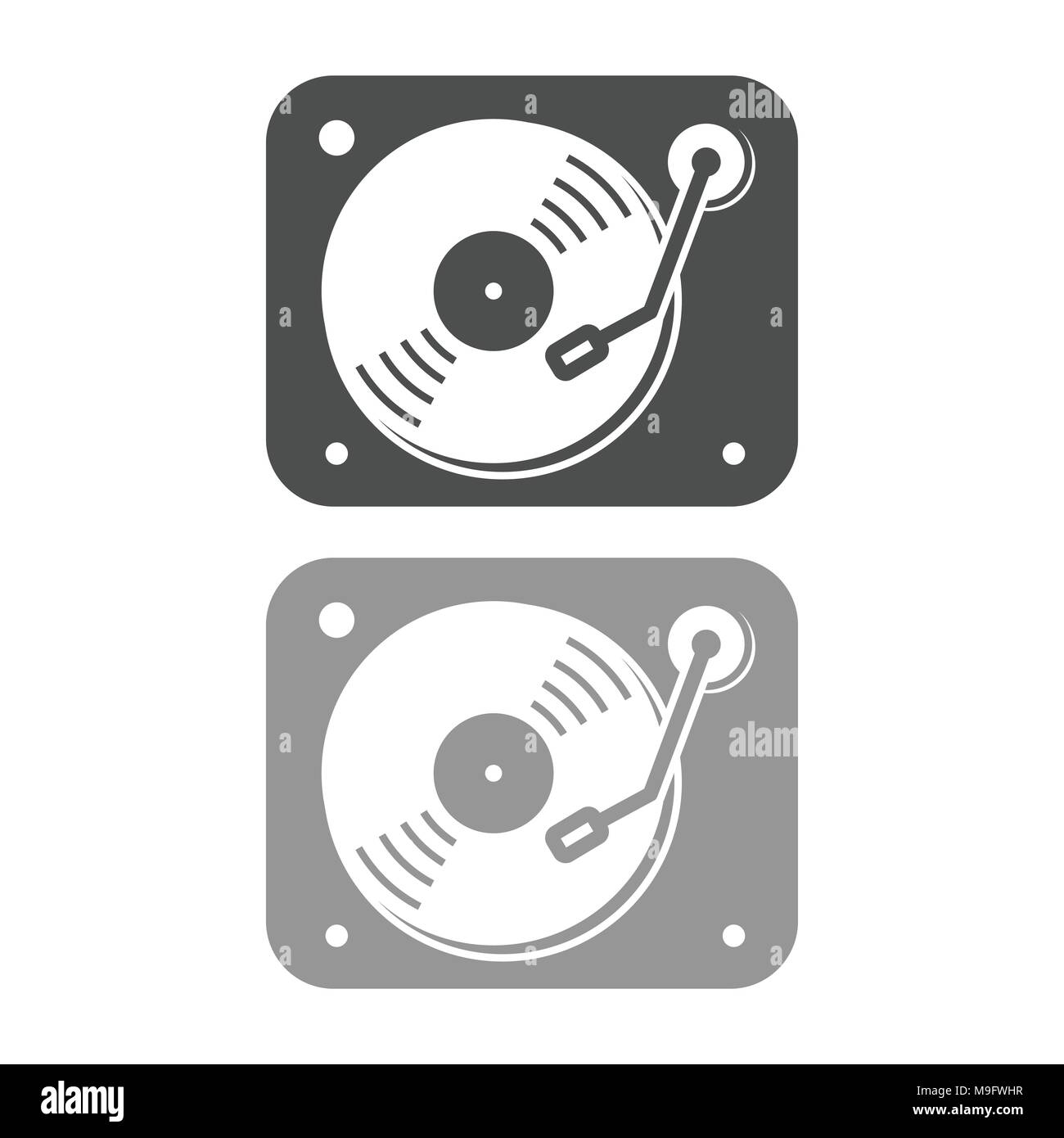 Turntable Simple Icon Vector Symbol Graphic Logo Design Stock Vector ...