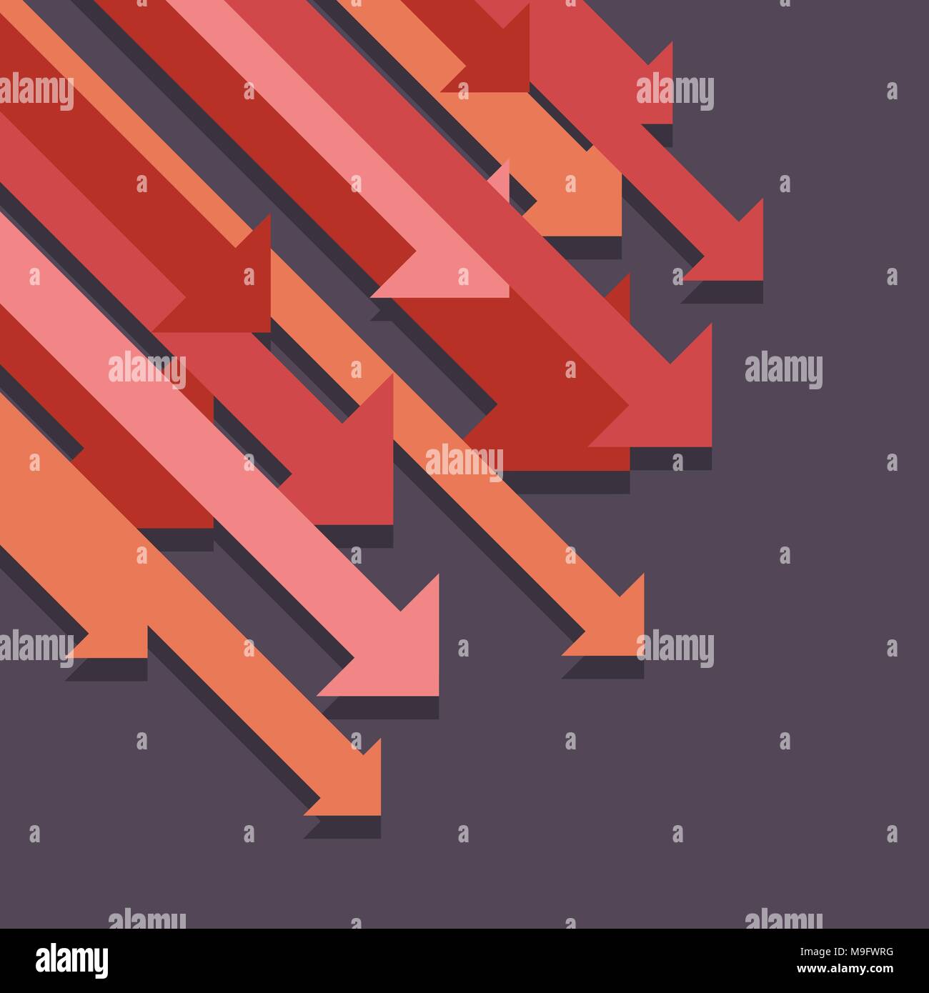 Abstract graph down arrows. Business concept Stock Vector Image & Art ...