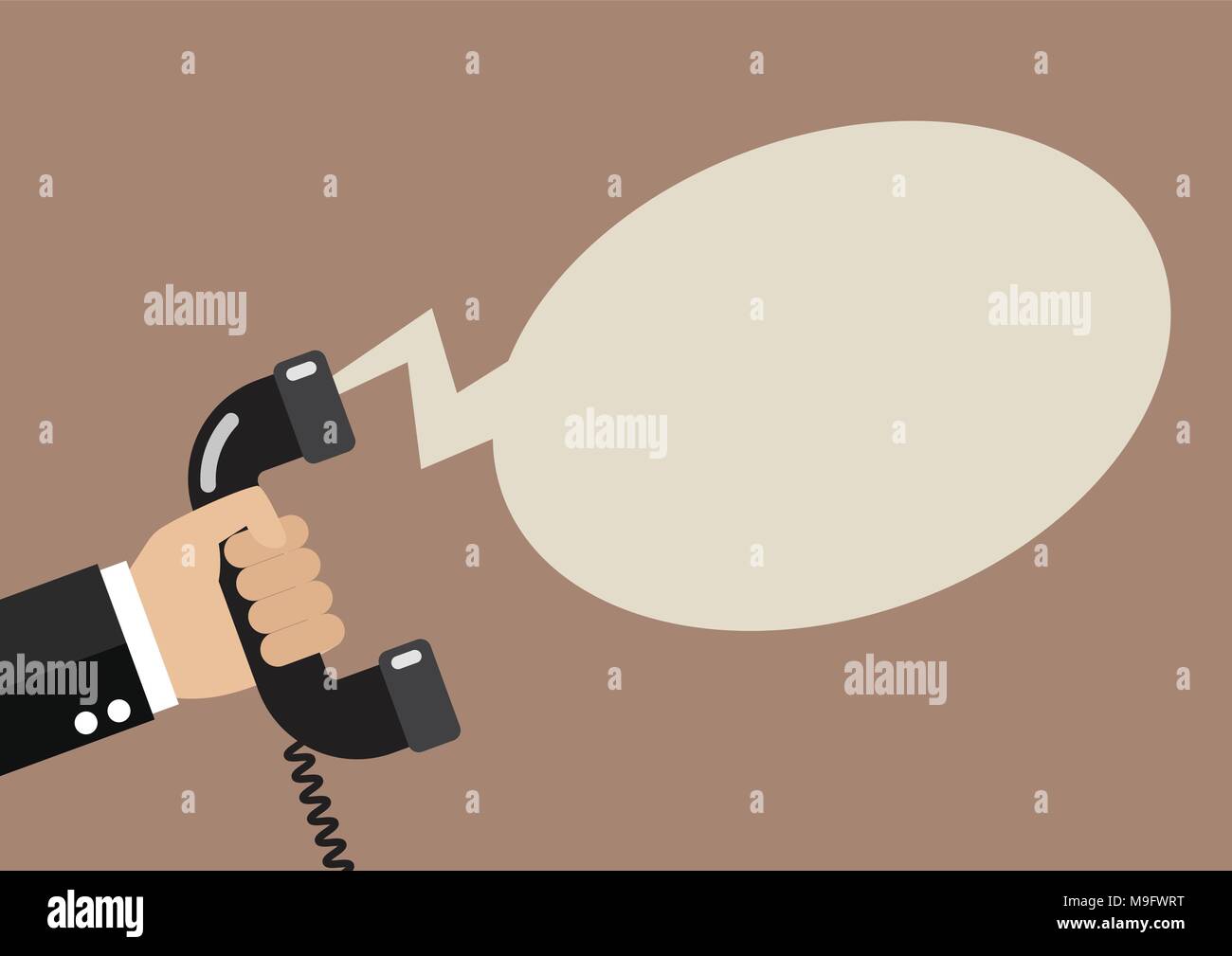 Wave your hand phone Stock Vector Images - Alamy