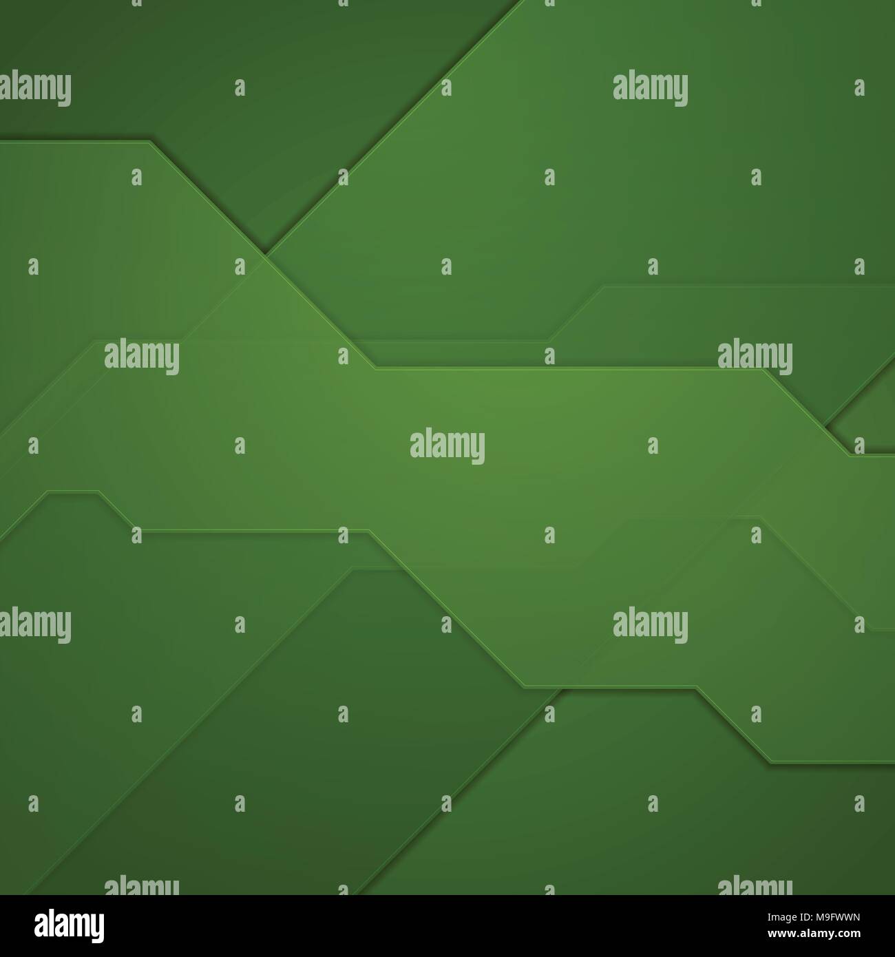Abstract green tech geometric vector background Stock Vector Image ...