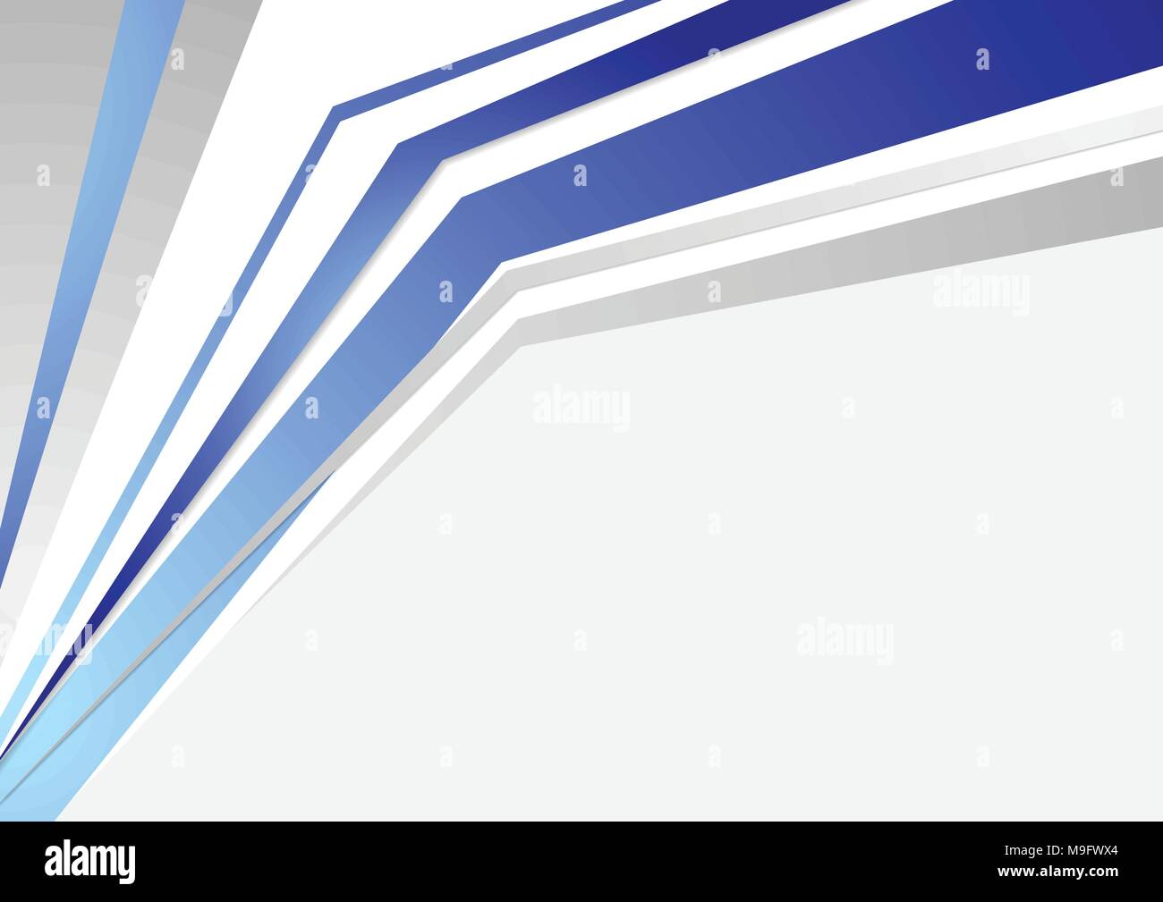 Bright blue tech abstract stripes background. Vector design Stock ...