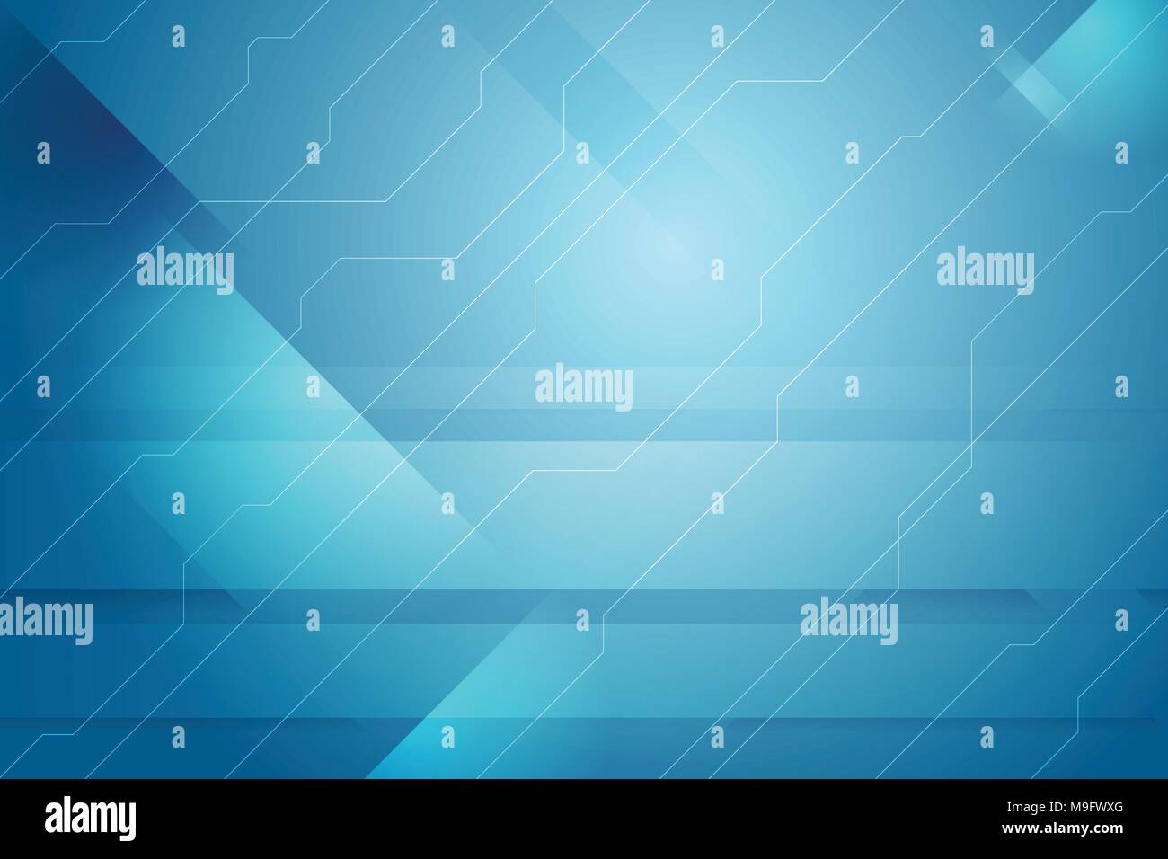 Blue abstract tech minimal background. Vector design Stock Vector Image ...