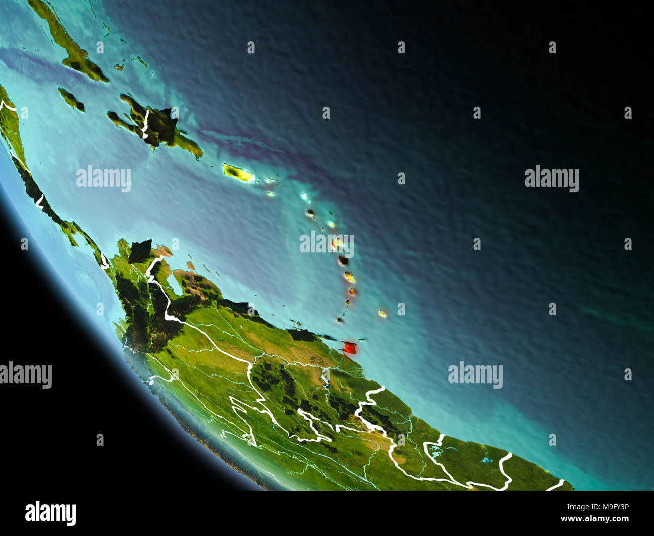 Martinique Border High Resolution Stock Photography and Images - Alamy