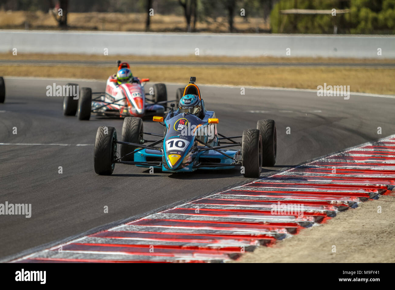Formula Ford racing from Winton Raceway Victoria Australia Stock Photo ...