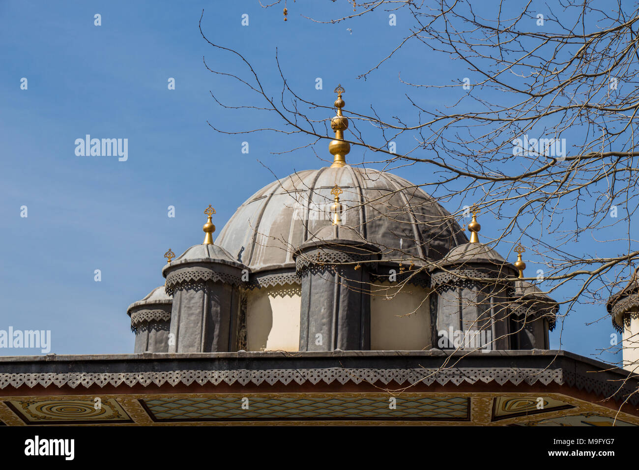 Outer view of dome in Ottoman architecture in, Istanbul, Turkey Stock ...