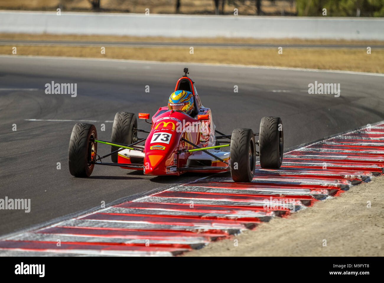 Formula Ford racing from Winton Raceway Victoria Australia Stock Photo ...