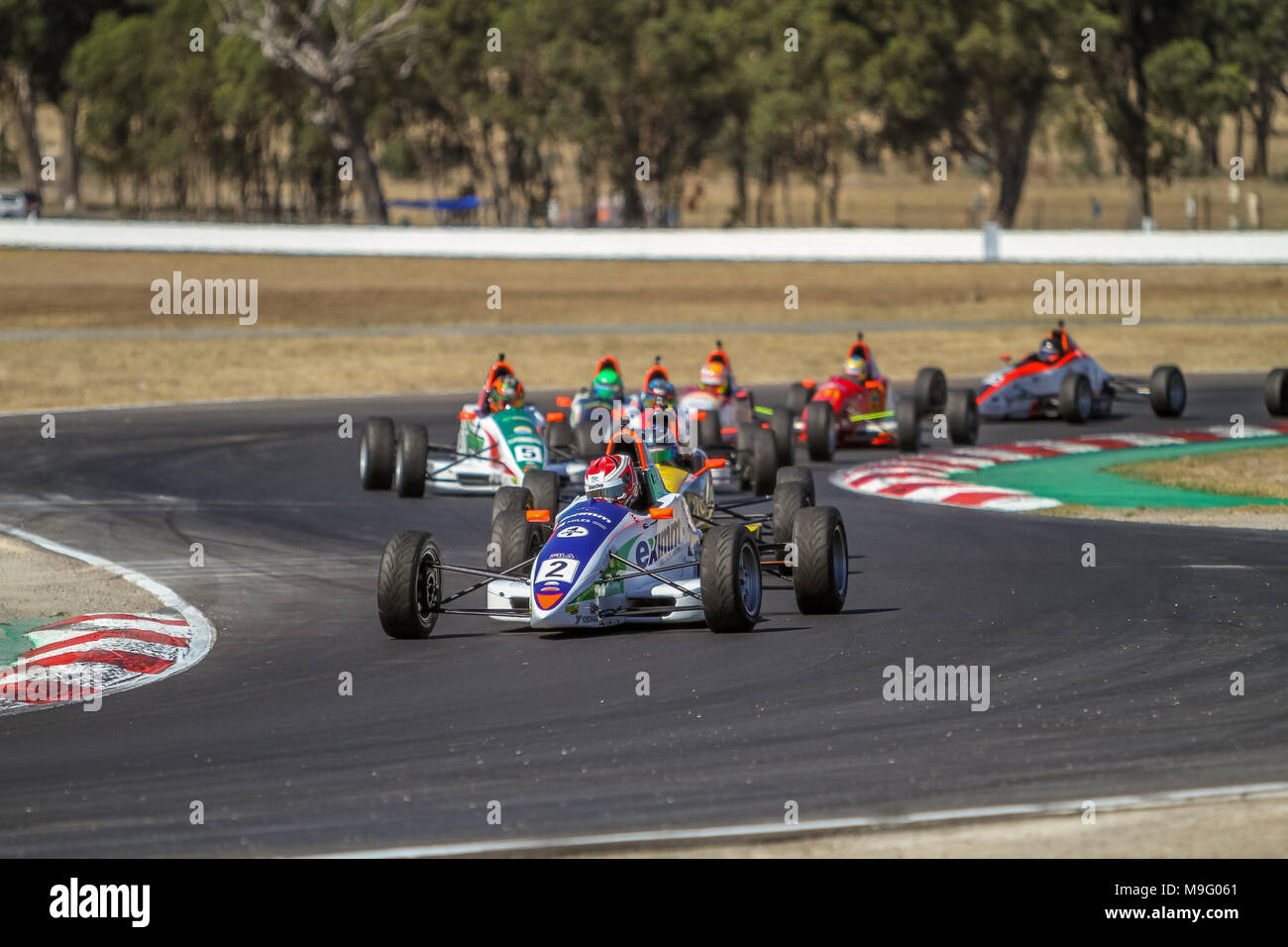 Formula Ford racing from Winton Raceway Victoria Australia Stock Photo ...