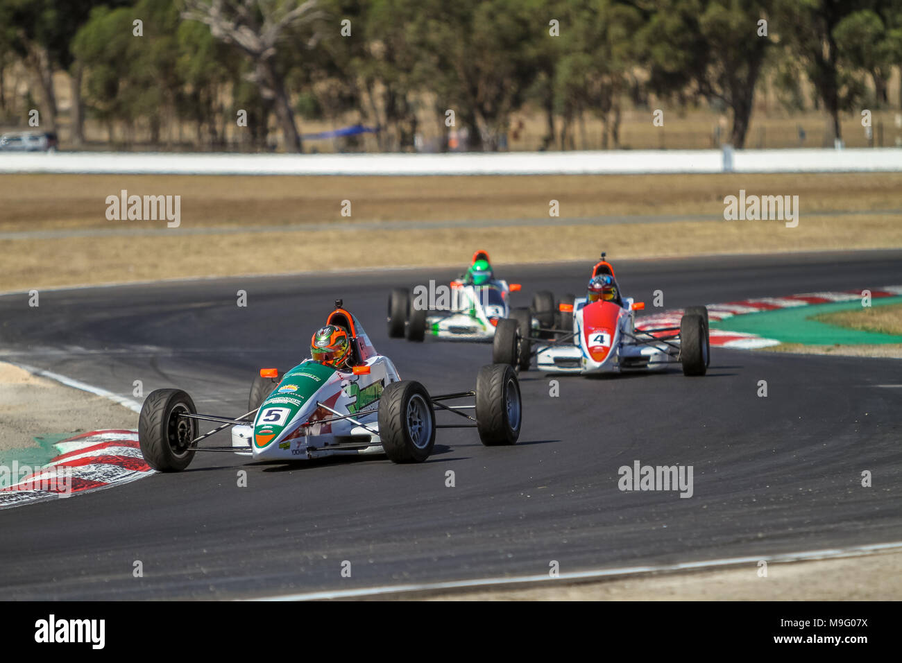 Formula Ford racing from Winton Raceway Victoria Australia Stock Photo ...