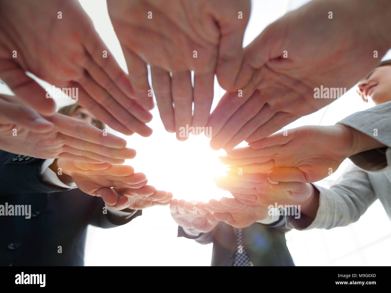 concept of teamwork and unity Stock Photo - Alamy
