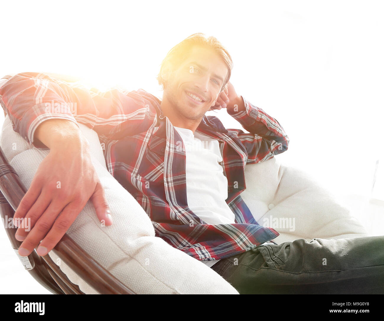 Serious guy rests sitting hi-res stock photography and images - Alamy
