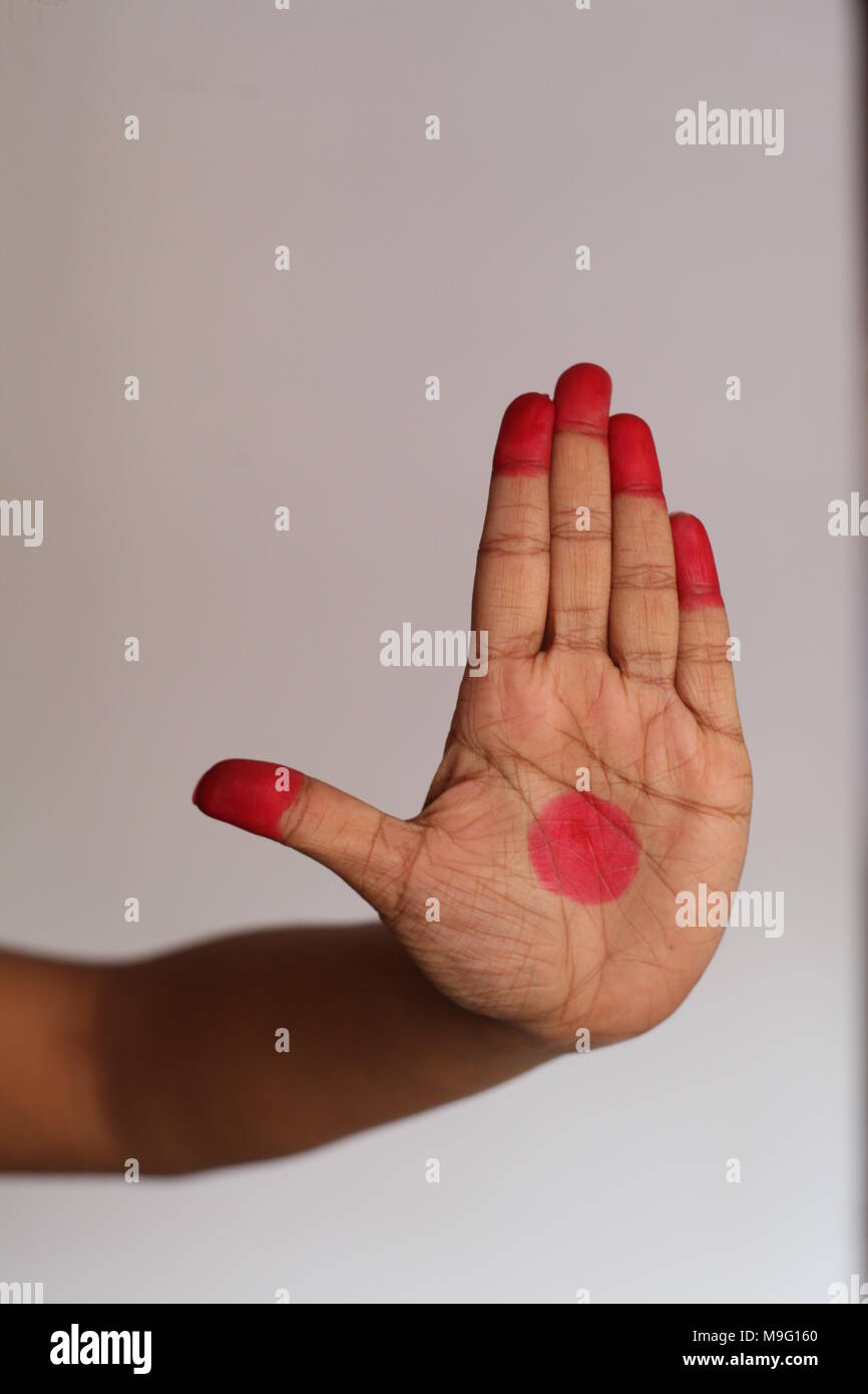 mudra or hand gesture used in indian classical dance Stock Photo - Alamy