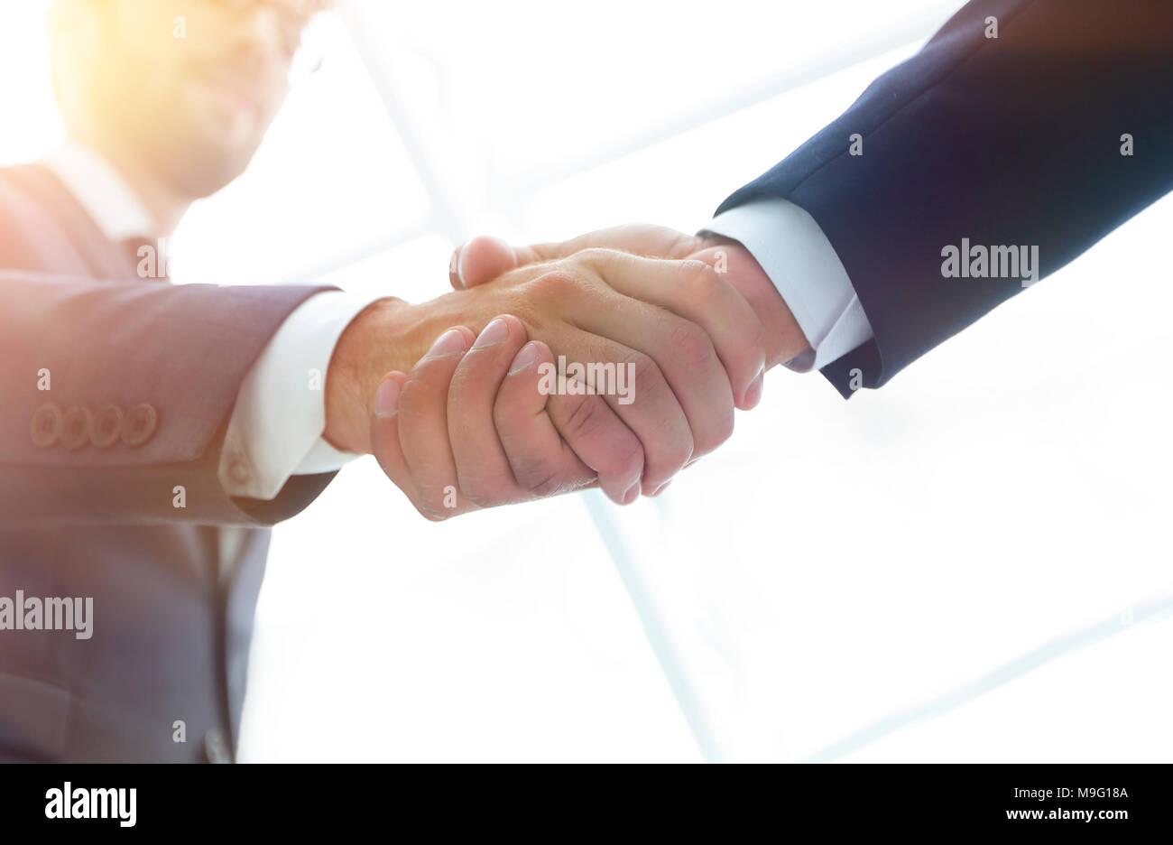 Success concept in business - handshake of partners Stock Photo - Alamy