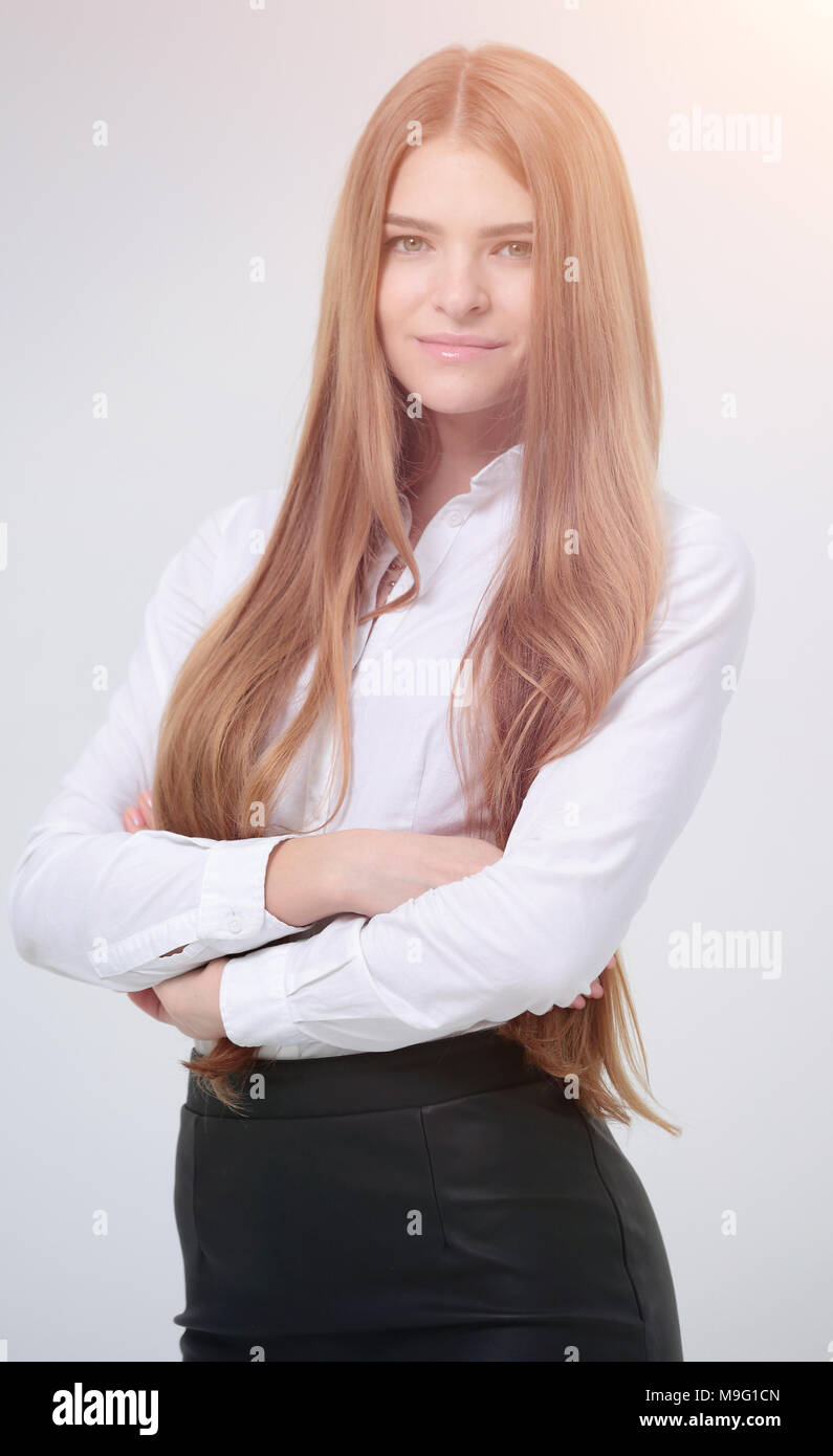 portrait of a successful female Manager Stock Photo - Alamy