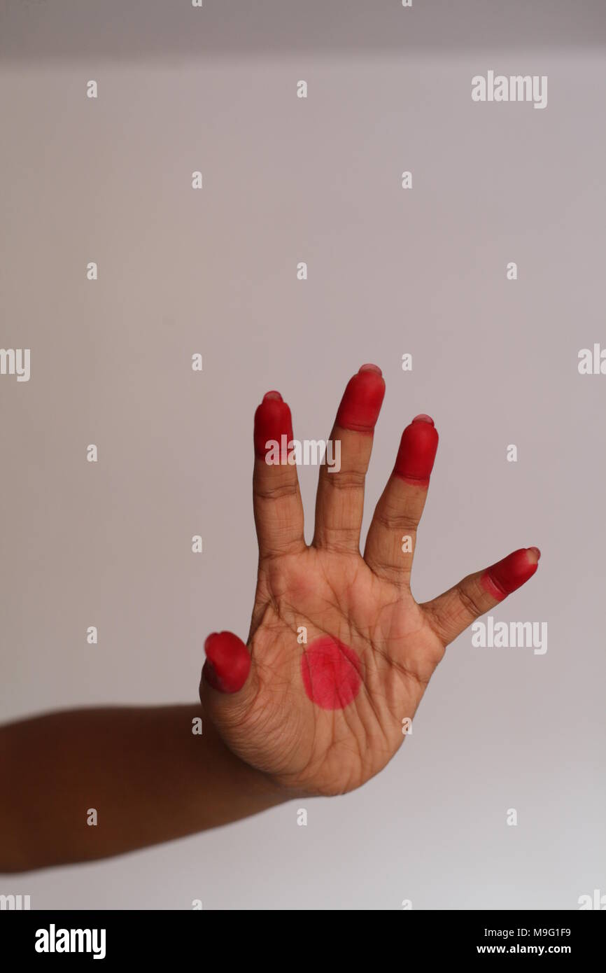 mudra or hand gesture used in indian classical dance Stock Photo - Alamy