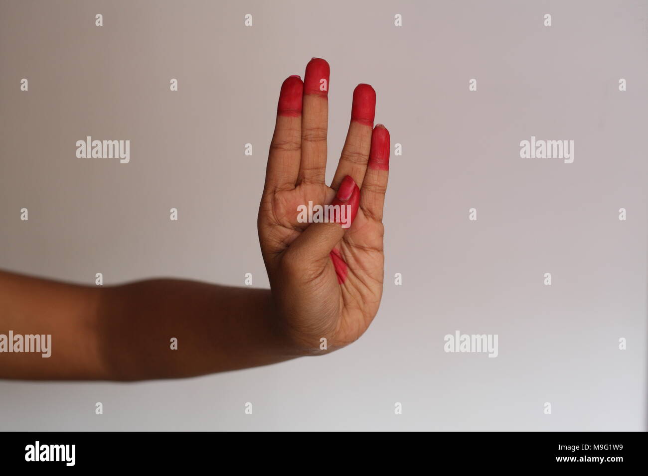 mudra or hand gesture used in indian classical dance Stock Photo - Alamy