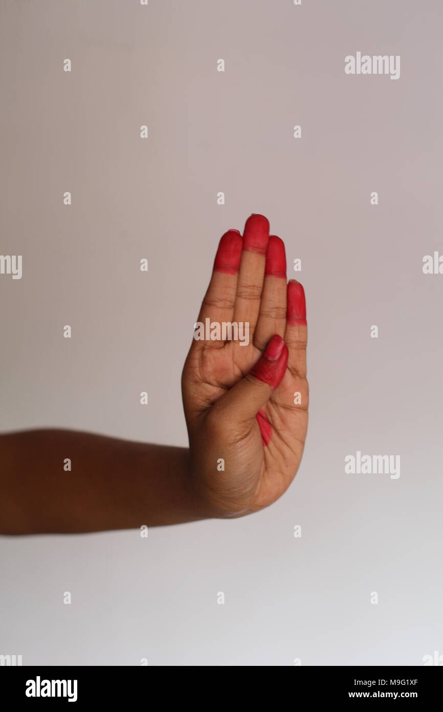 mudra or hand gesture used in indian classical dance Stock Photo - Alamy