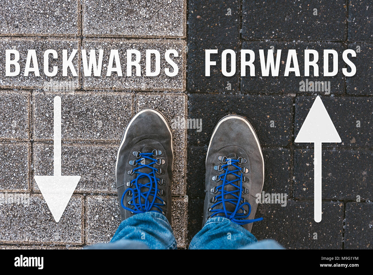 Reaching a crossroads having to choose between backwards and forwards ...