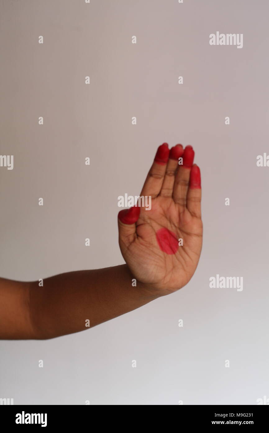 mudra or hand gesture used in indian classical dance Stock Photo - Alamy
