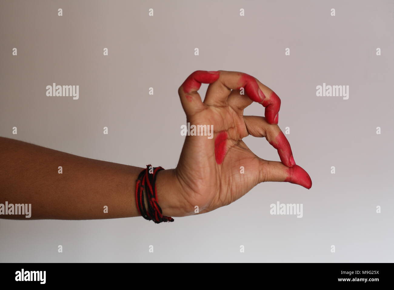mudra or hand gesture used in indian classical dance Stock Photo - Alamy