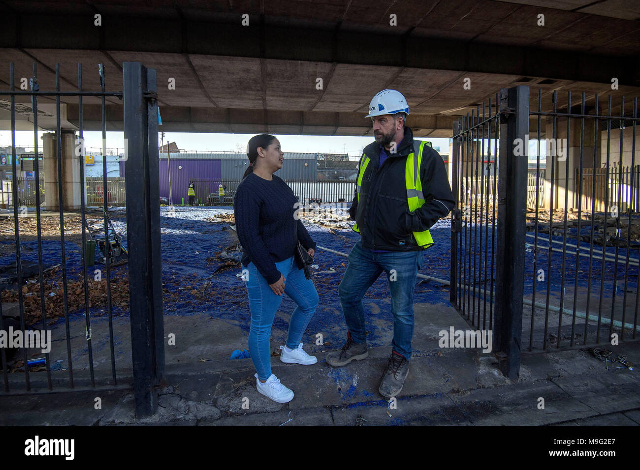 EMBARGOED TO 1200 MONDAY MARCH 26 BBC's DIY SOS Nick Knowles (right ...