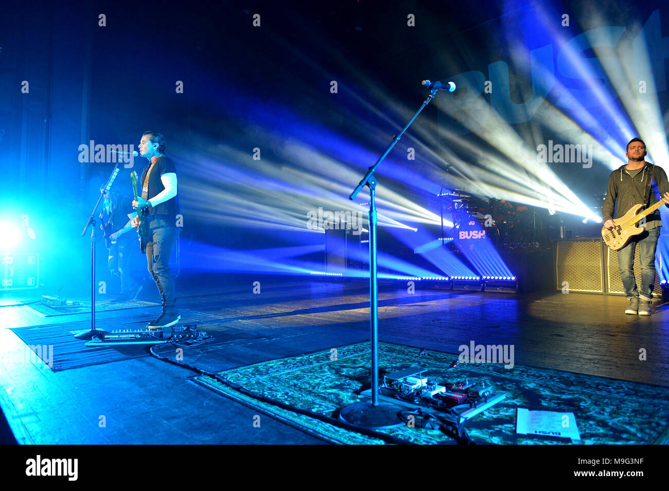 Miami Beach, FL, USA. 24th Mar, 2018. Gavin Rossdale and Corey Britz of ...