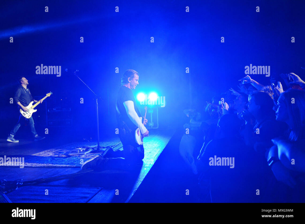 Miami Beach, FL, USA. 24th Mar, 2018. Corey Britz and Gavin Rossdale of ...