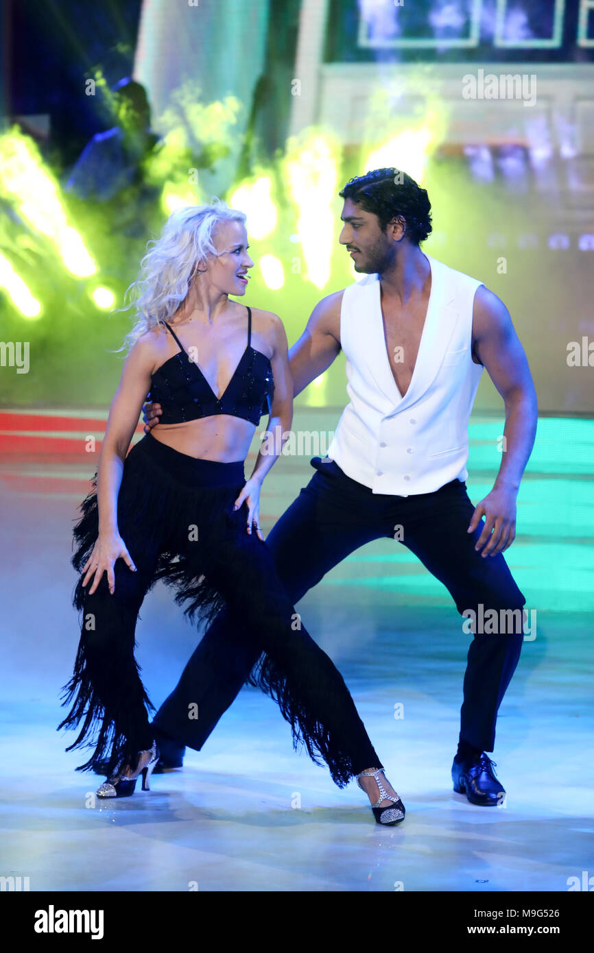 Rome, Rai Auditorium of the Foro Italico, tv show "Dancing with the Stars". In the picture ...