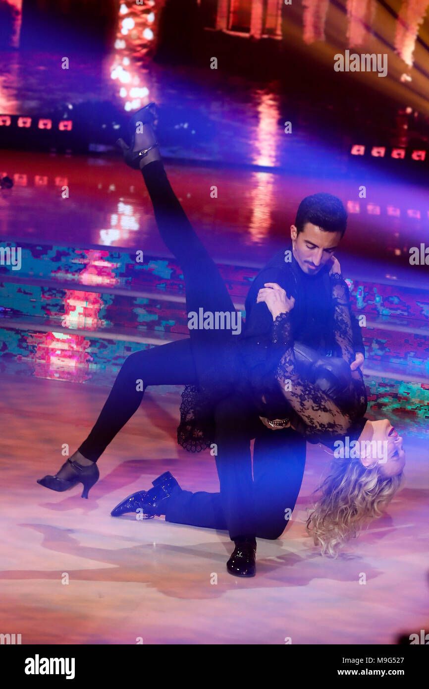 Rome, Rai Auditorium of the Foro Italico, tv show "Dancing with the ...