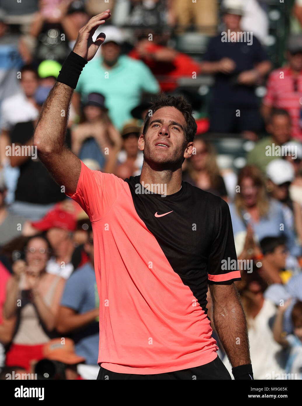 Key Biscayne, Florida, USA. 25th Mar, 2018. Juan Martin del Potro of ...