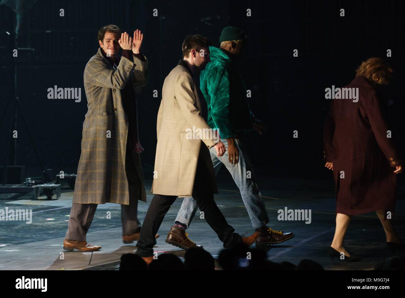 New York, NY, USA. 25th Mar, 2018. Andrew Garfield, James McArdle ...