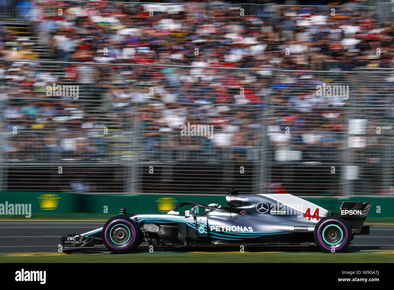 Melbourne, Australia. 25th Mar, 2018. HAMILTON Lewis (gbr), Mercedes ...