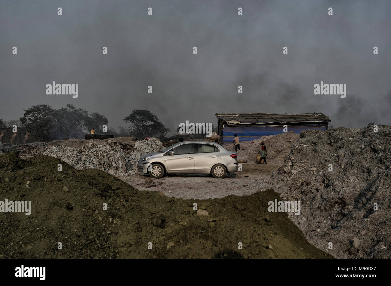 March 17, 2018 - Kolkata, west bengal, India - Tannery, the integrated ...