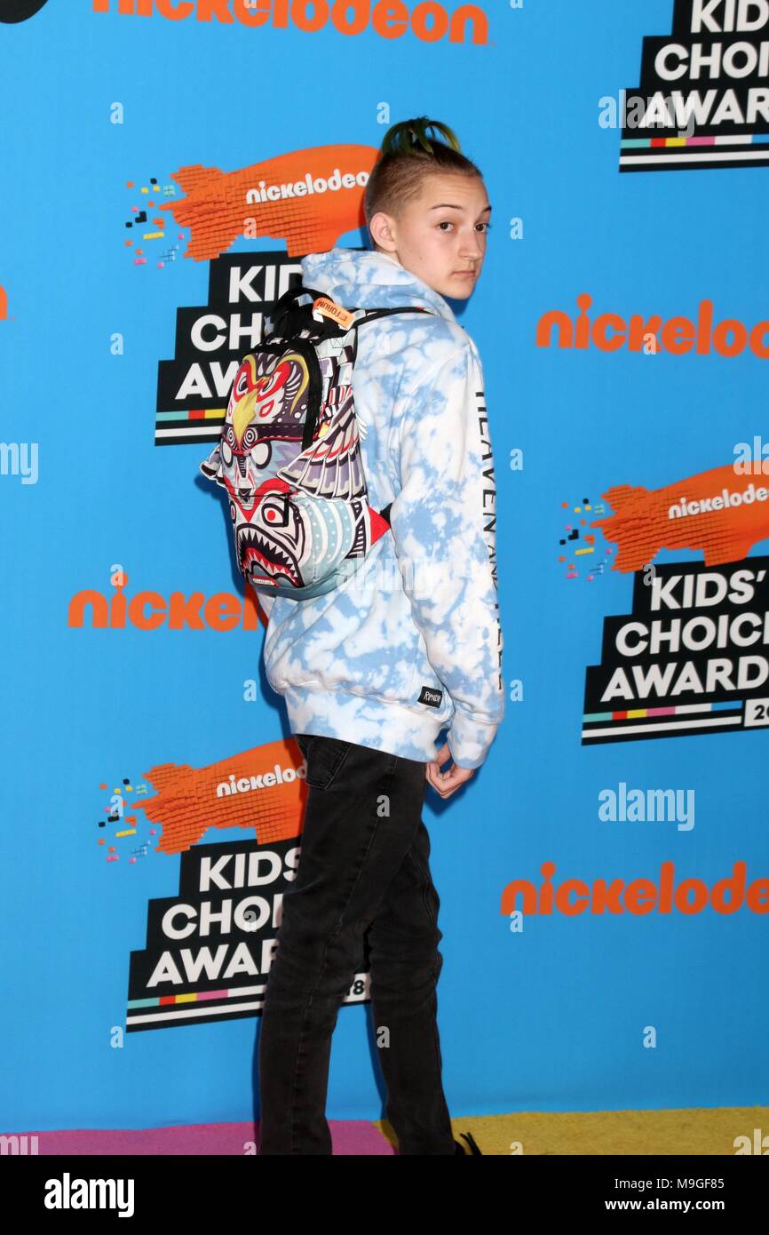 Inglewood, CA. 24th Mar, 2018. Russell Horning, The Backpack Kid at ...