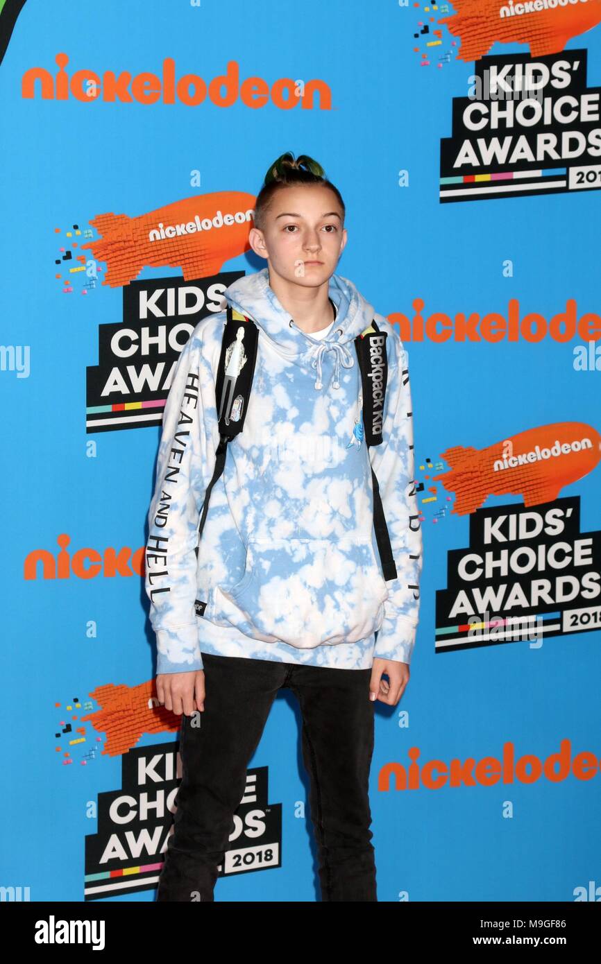Inglewood, CA. 24th Mar, 2018. Russell Horning, The Backpack Kid at ...