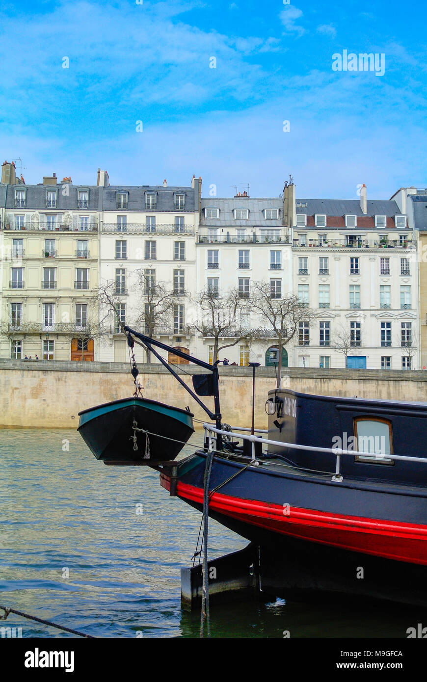 riverside seine river, paris, france Stock Photo - Alamy