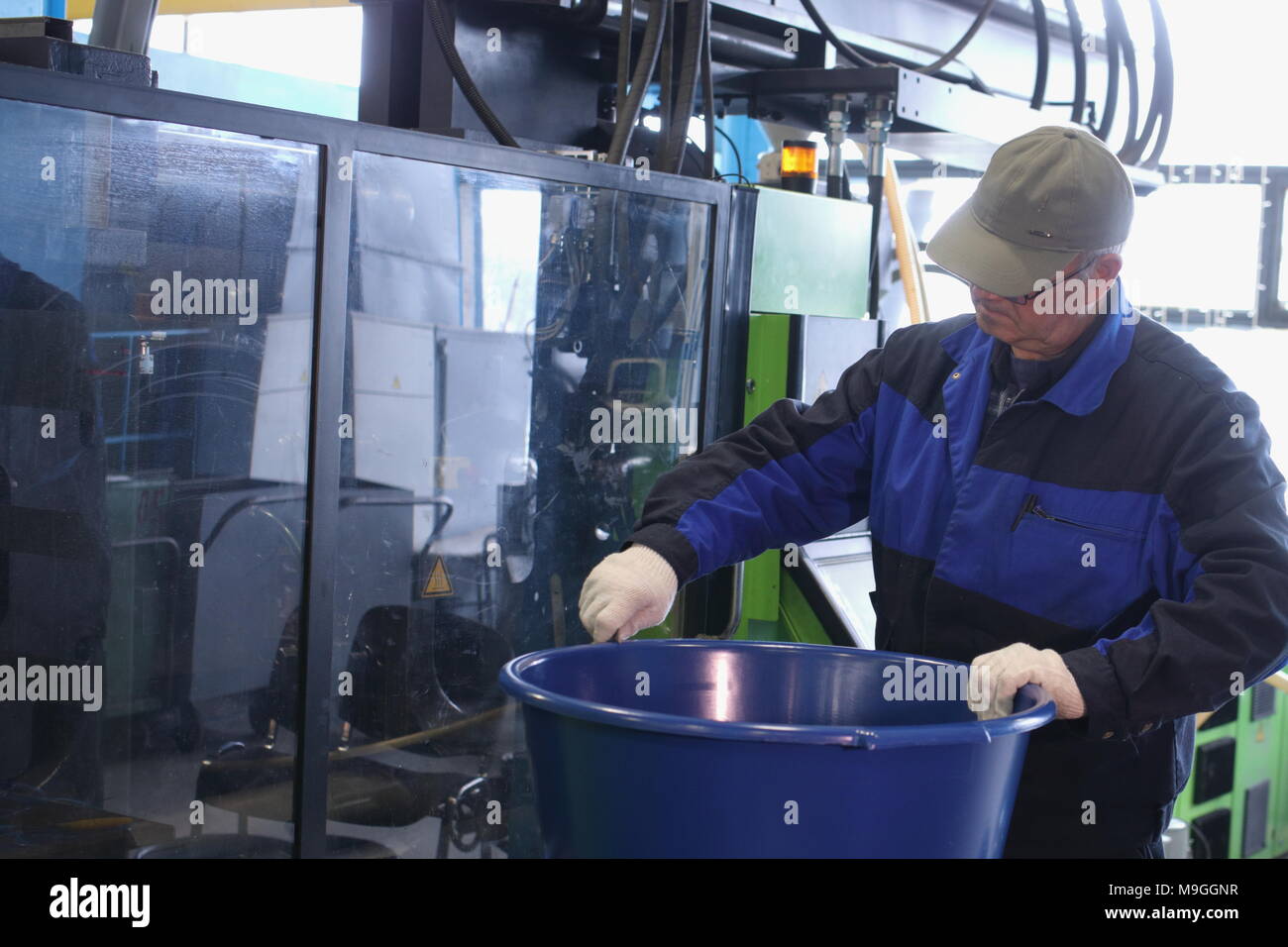 St. Petersburg, Russia - March 15, 2018: Female worker at work in the ...