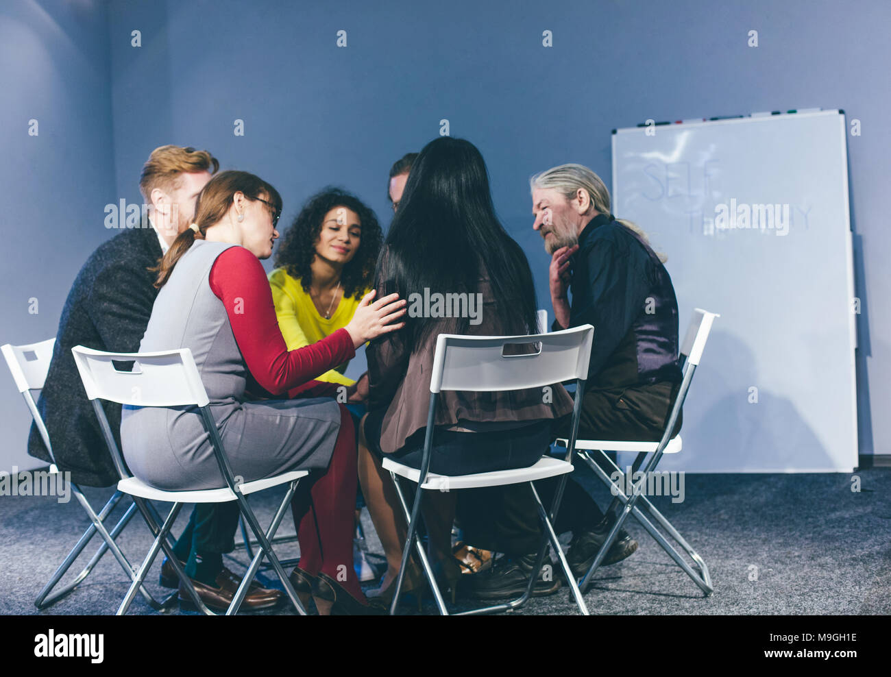 Group therapy session hi-res stock photography and images - Alamy